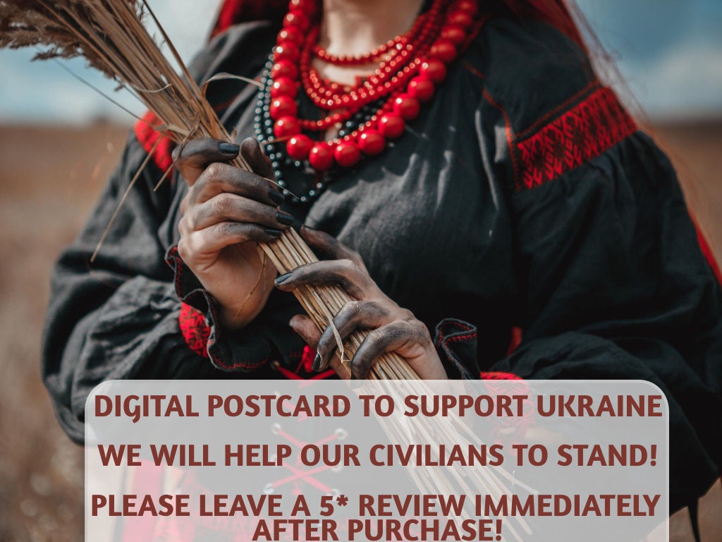 Digital Drawing & Illustration Ukrainian digital postcard art greeting ...