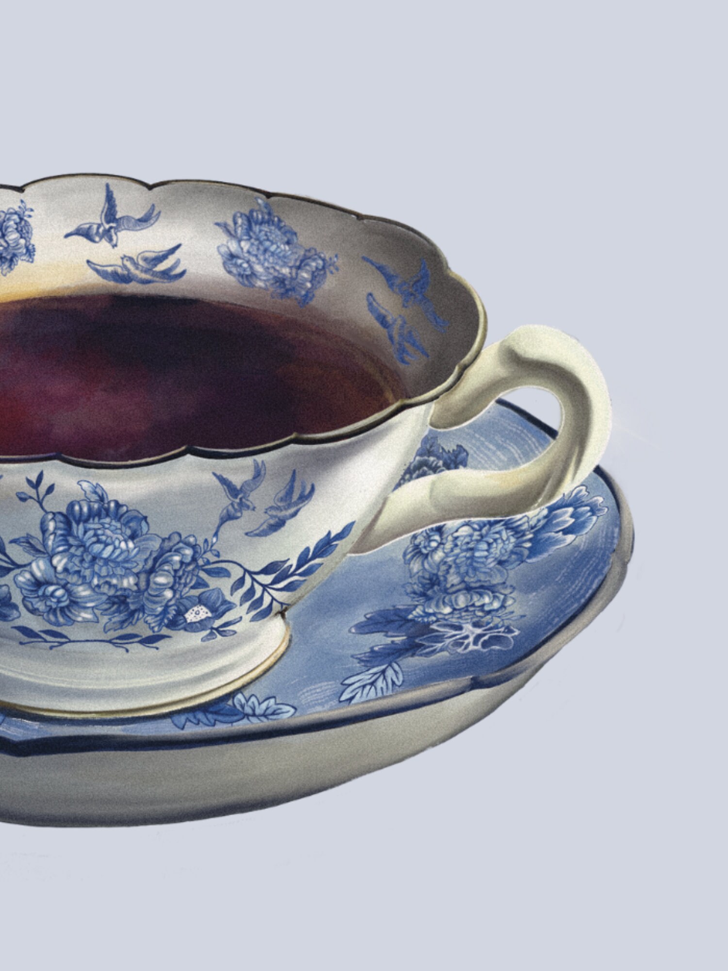 English Afternoon Tea Poster British Tea Poster Downton Abbey Inspired ...