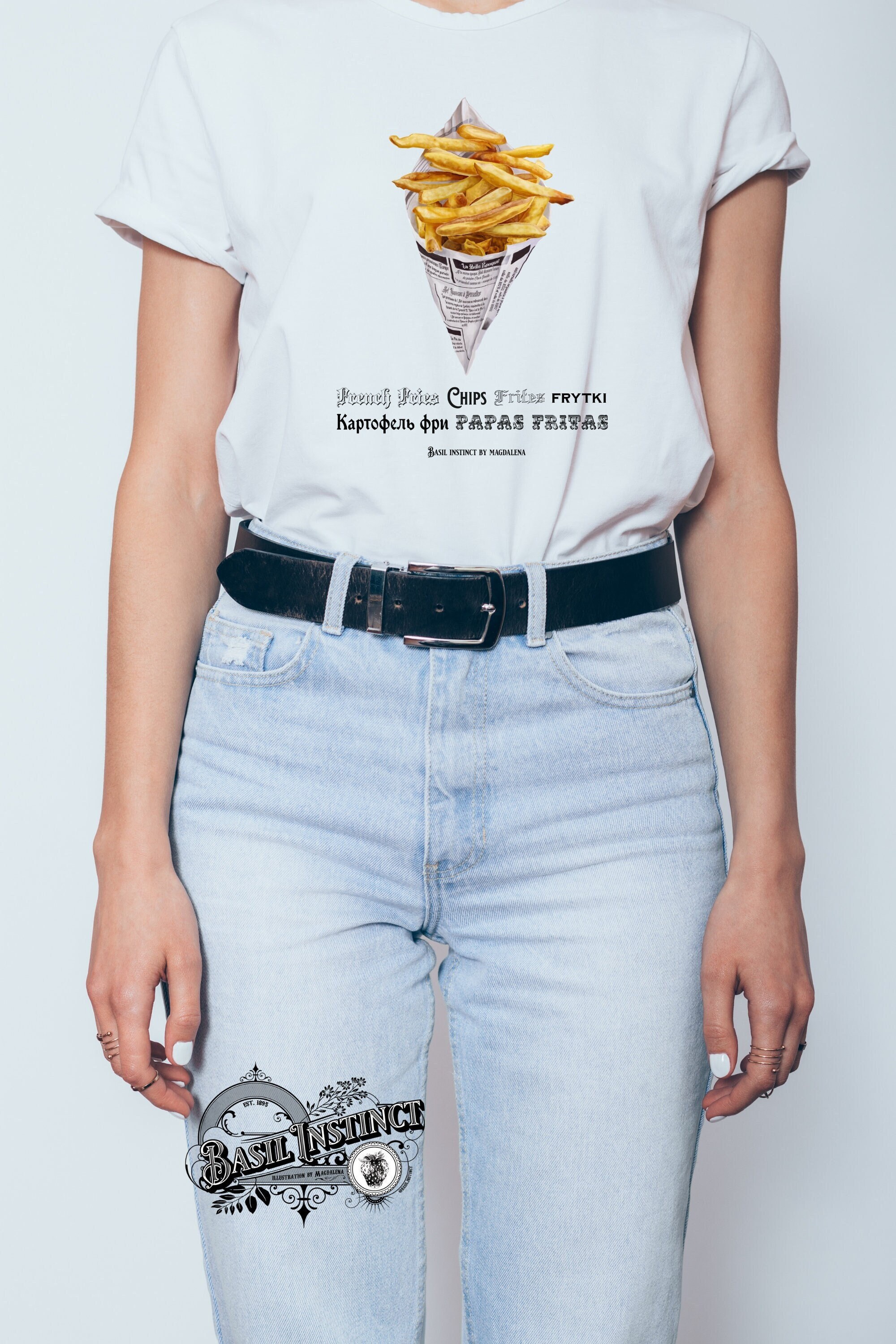 French Fries Shirt Fries Lover T-shirt Foodie Shirt I - Etsy