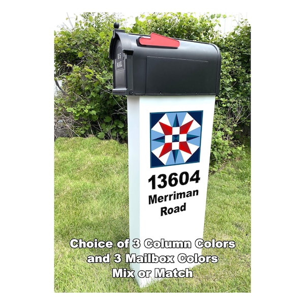 Mailbox Barn Quilt - Etsy