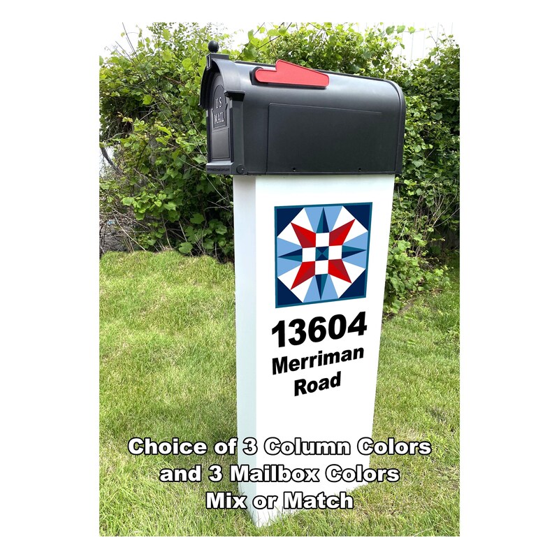 Mailbox Barn Quilt - Etsy