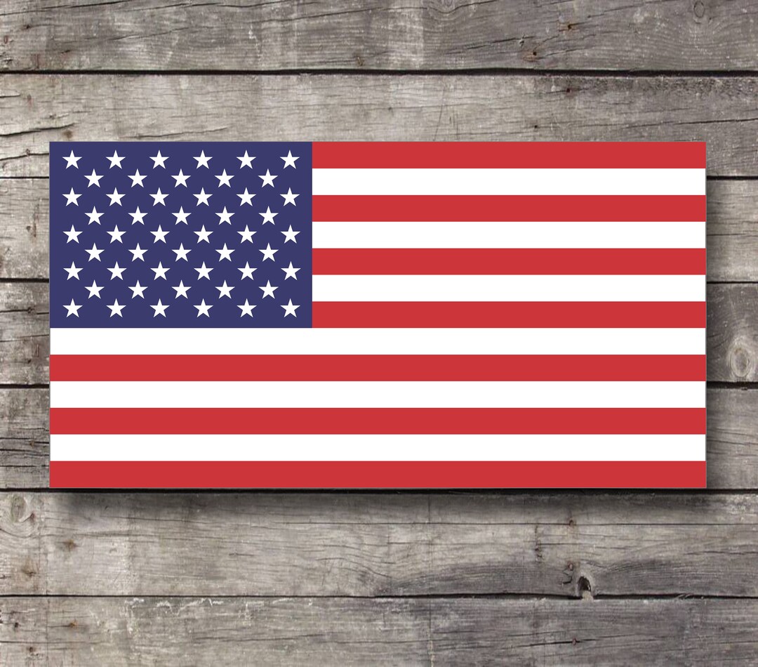 American Flag Barn Sign Straight 3 SIZES Bright Colors Head-turning ...