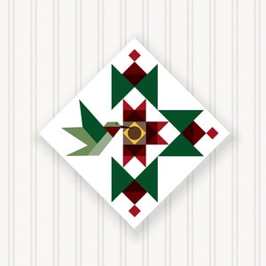 BARN QUILT Block, Beautiful Outdoor or Indoor Square, 7 Sizes, Wall Art ...