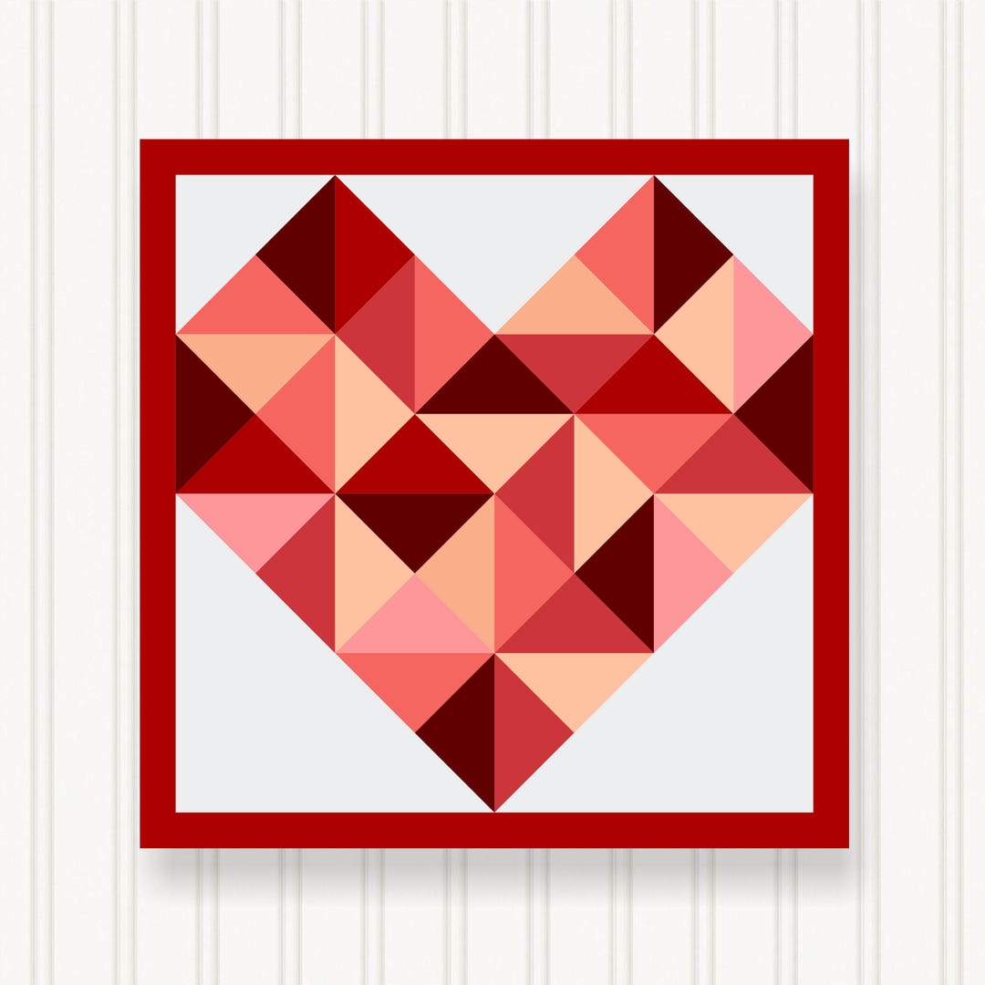 BARN QUILT Block, Beautiful Outdoor or Indoor Square, 7 Sizes, Wall Art ...