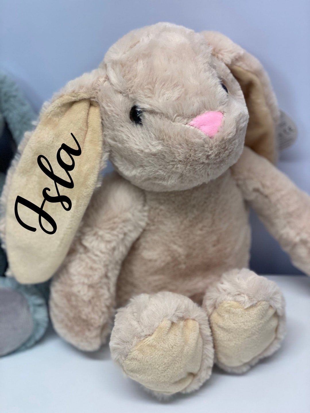Easter Cuddly Plush Bunny Rabbit, Custom Easter Bunny Name, New Born ...