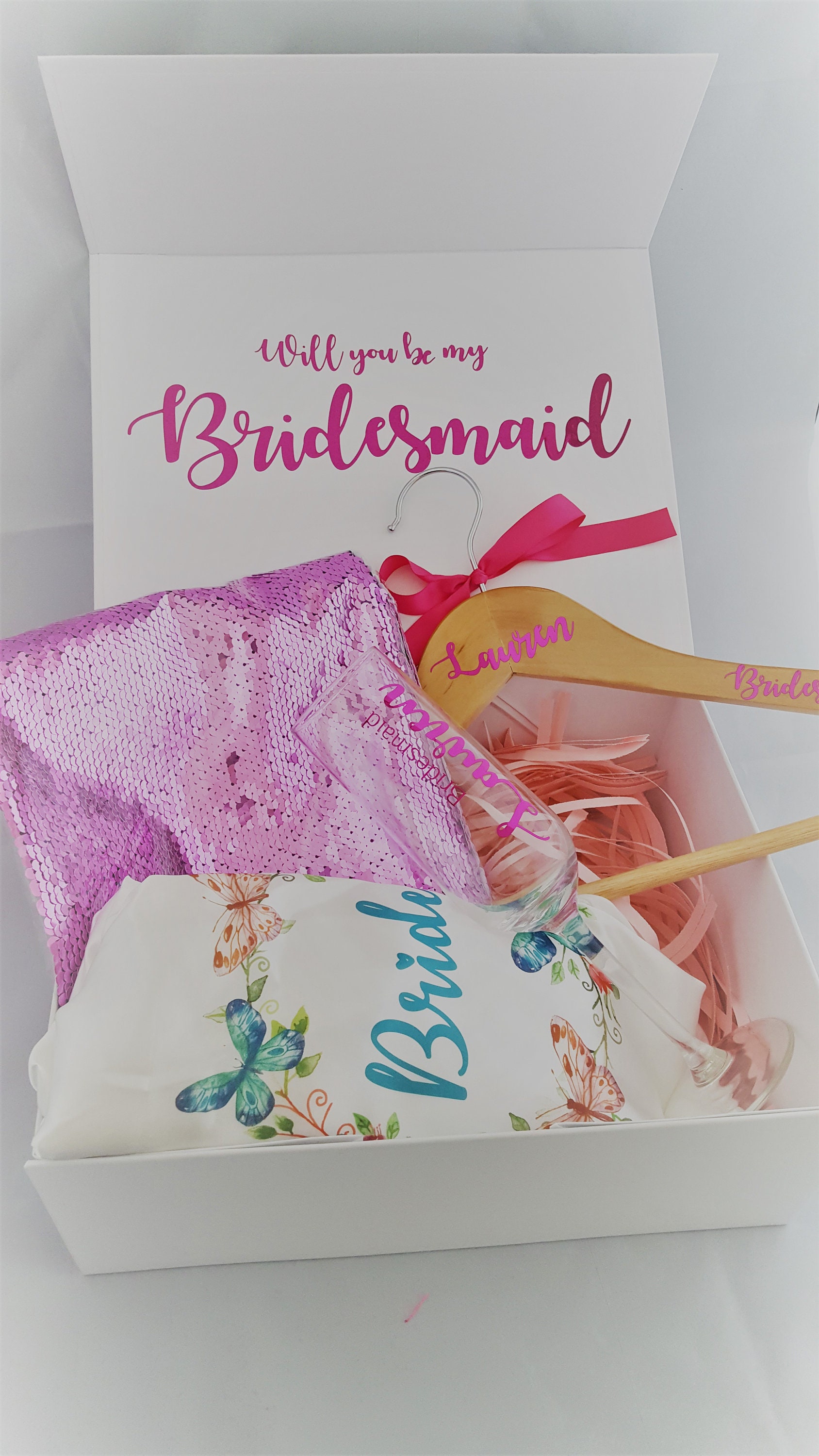 Bridesmaid Box Personalised bridesmaid boxes Favour box | Etsy