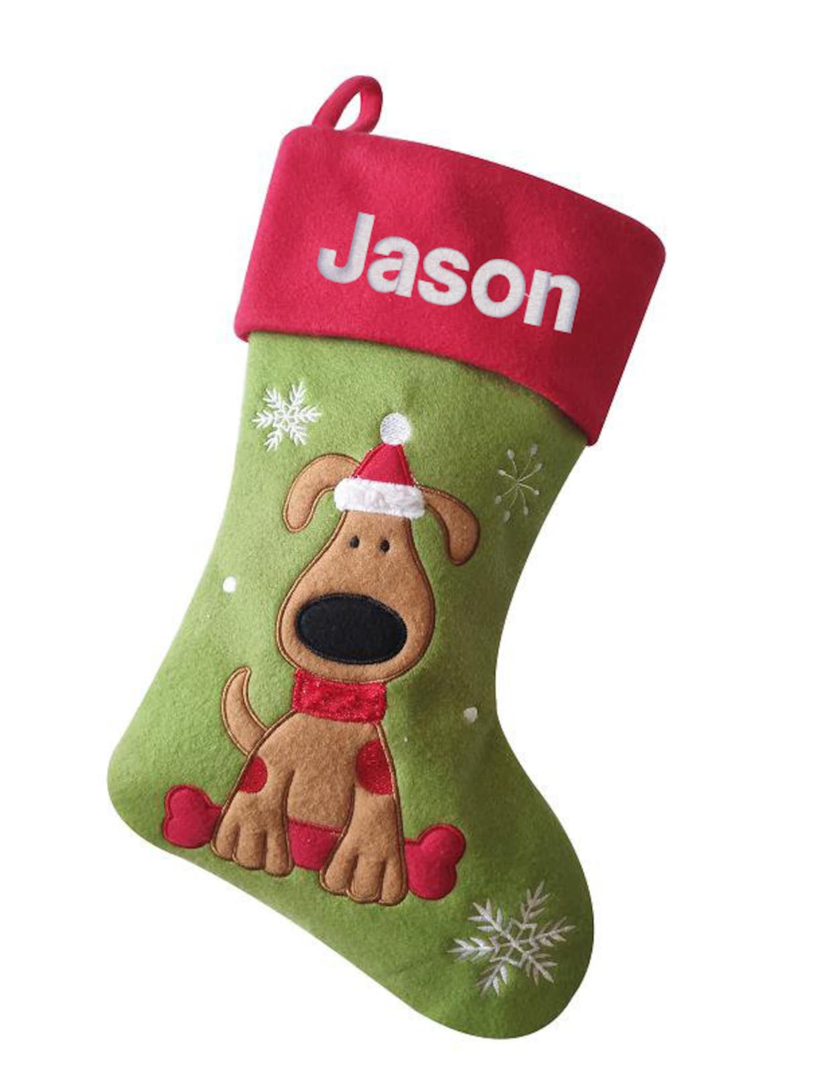 Personalised Embroidered Stocking Christmas Sock Deluxe | Etsy