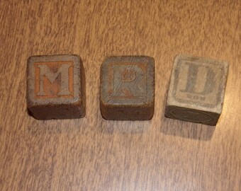 Antique wood blocks | Etsy