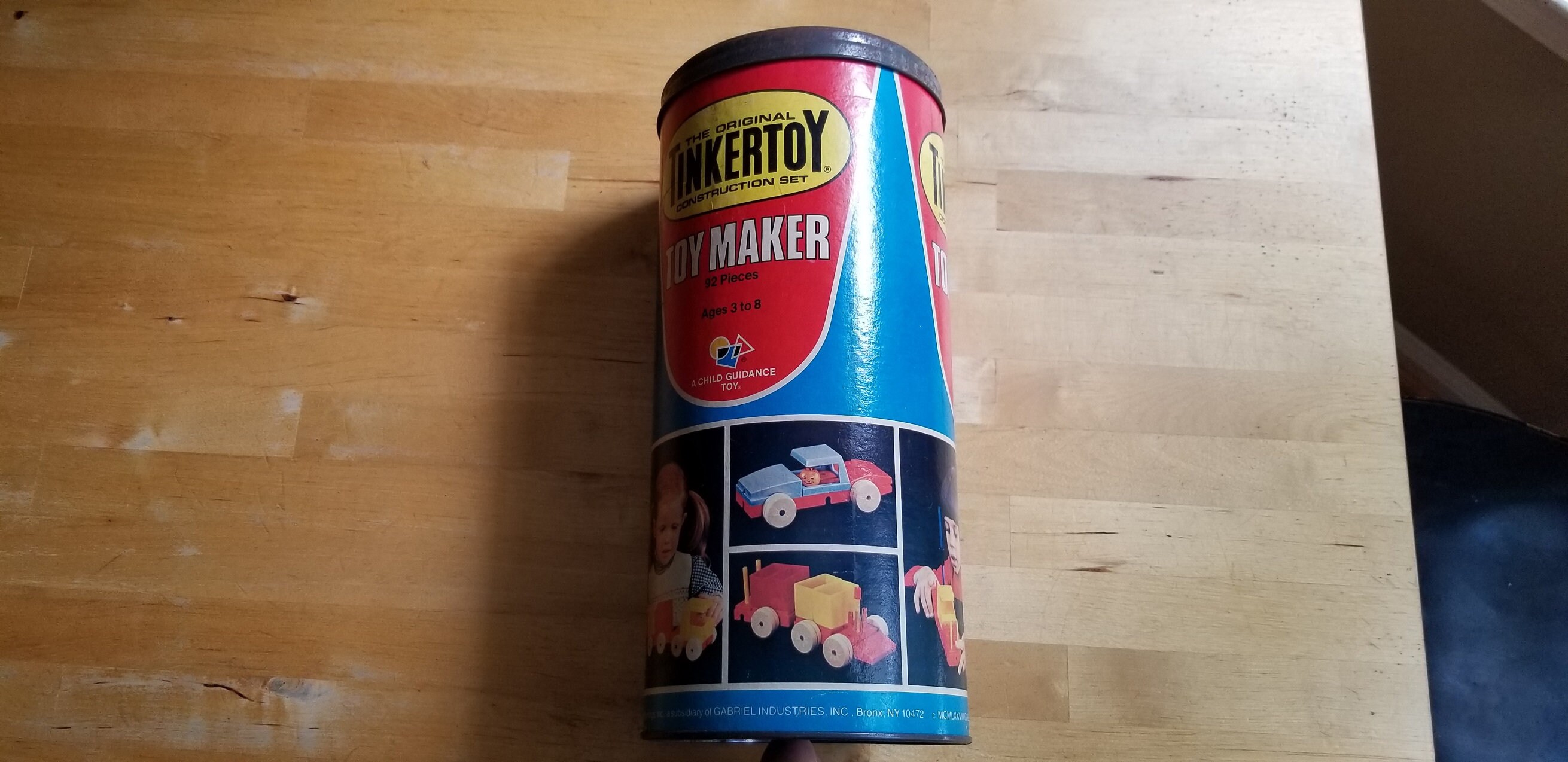 Vintage Tinker Toy Construction Set - Child Guidance Toy 1978 Blocks - Etsy