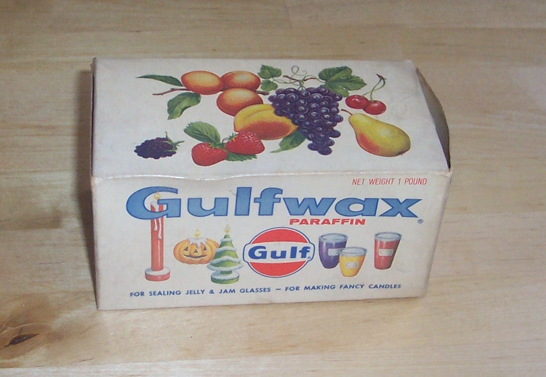 Vintage Gulfwax Paraffin Box Vintage Circa 1950s, 1960s, 1970s Vintage ...