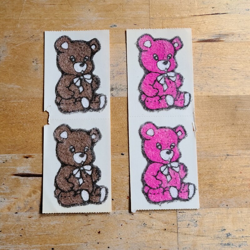 Flocked Stickers - Etsy