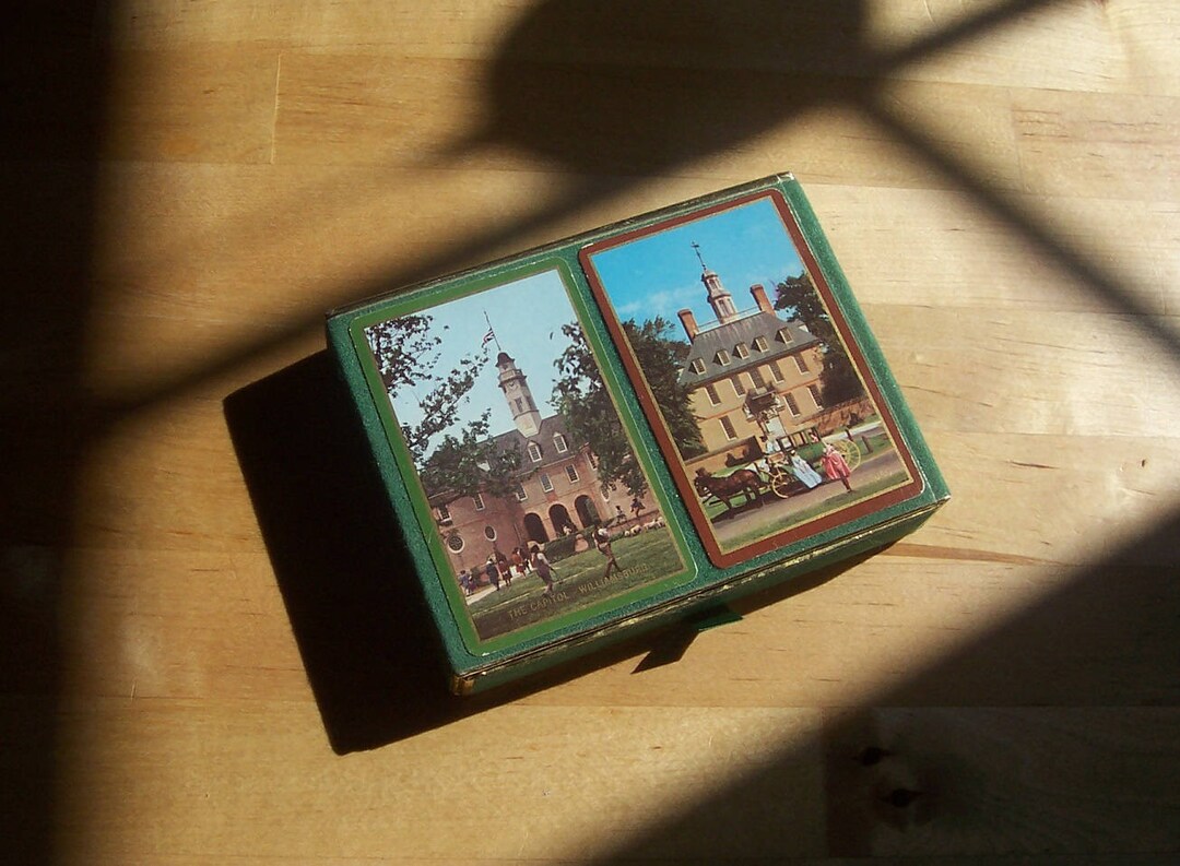 Vintage Playing Cards - Congress - Colonial Williamsburg Scenes - 1970s ...