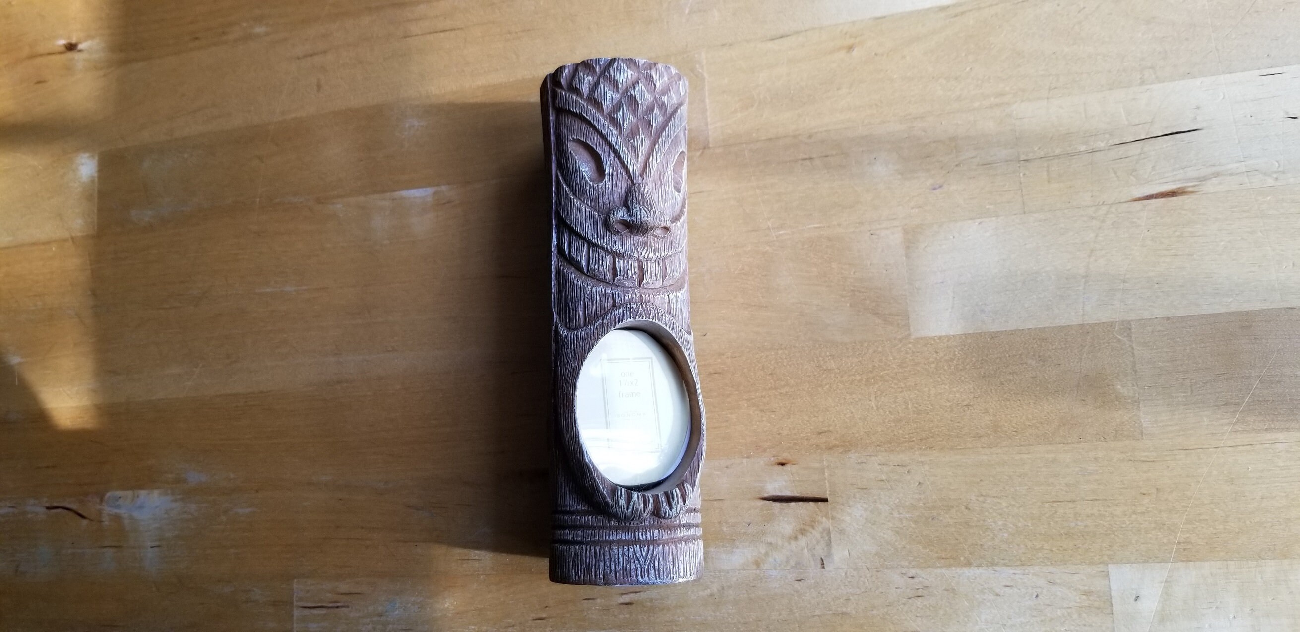 Retro 1990s 70s Inspired Tiki Photo Frame Tiki Statue Cup - Etsy