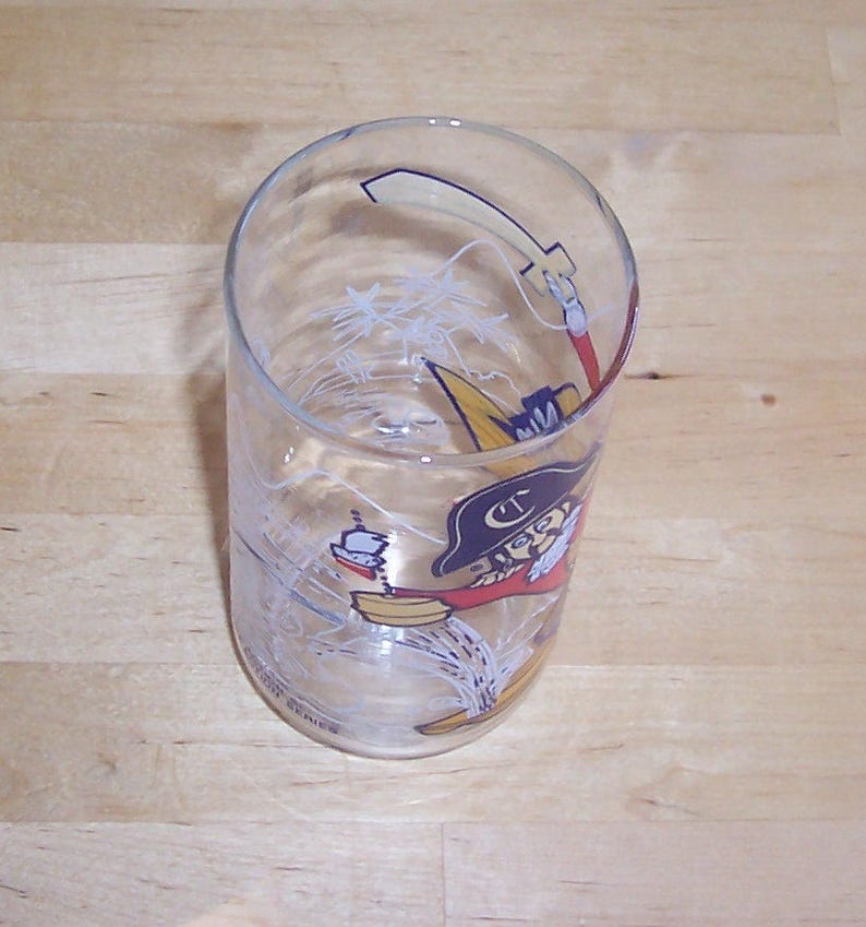 Vintage Mcdonald's Captain Crook Glass - 70s 1970s Fast Food ...
