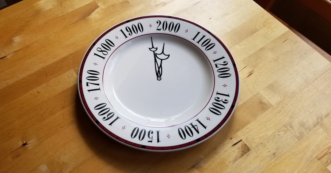 Millennium 2000 Clock Plate The Year 2000 Plate Millennium Dish and ...