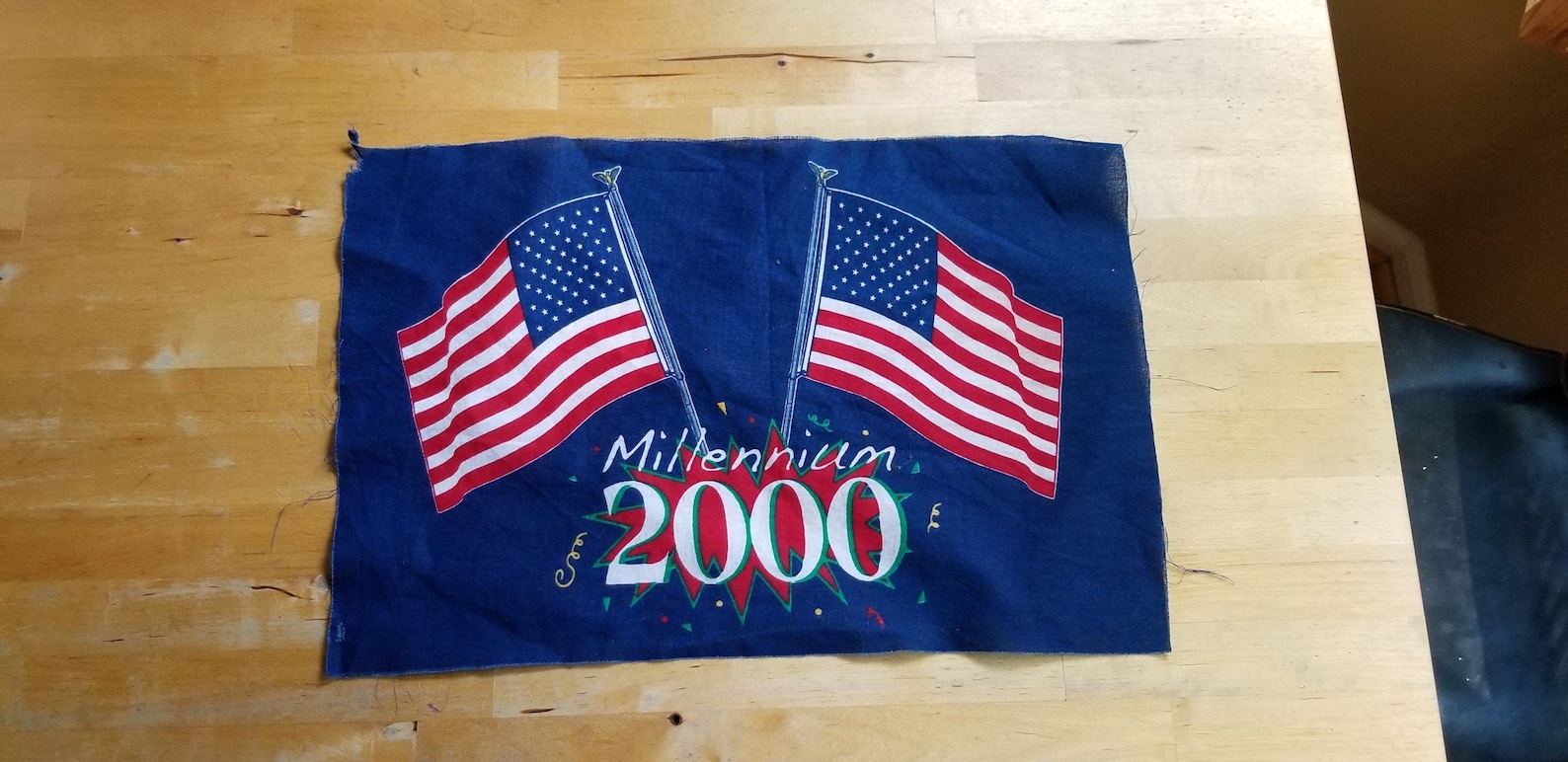 Millennium 2000 American Flag the Year 2000 Collectible Millennium ...