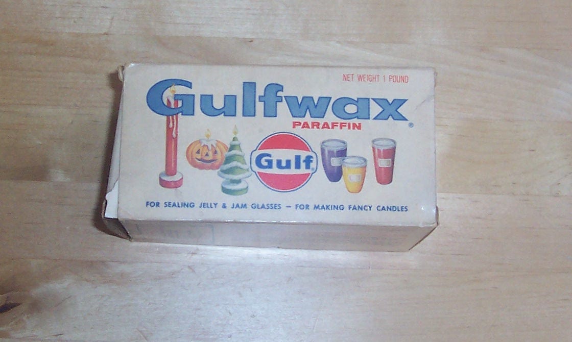 Vintage Gulfwax Paraffin Box Vintage Circa 1950s, 1960s, 1970s Vintage ...
