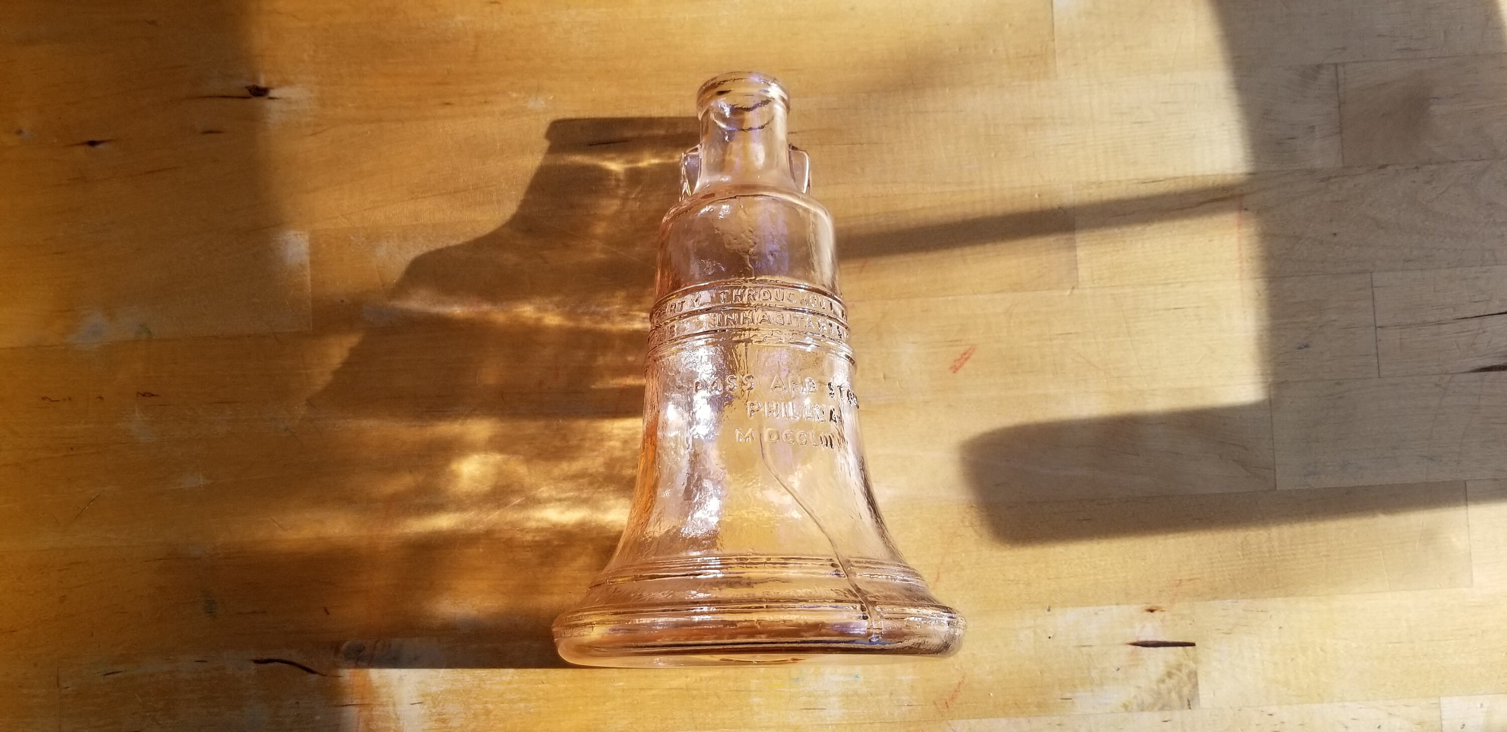 Bicentennial Wheaton Glass Liberty Bell Bottle Vase - Pass and Stow ...