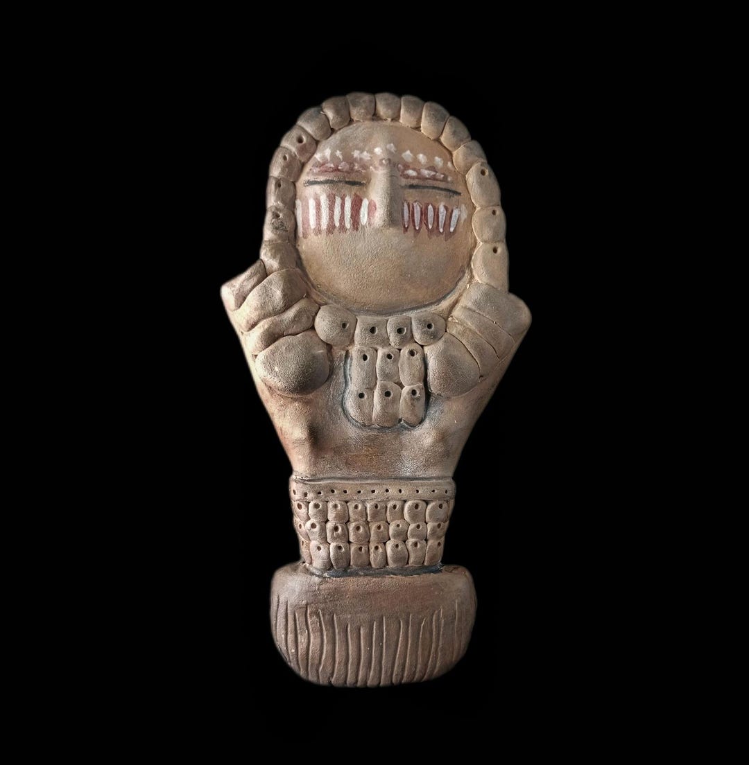 Pilling Female Figurine Fremont Culture (600-1300 BC) Pottery Replica ...