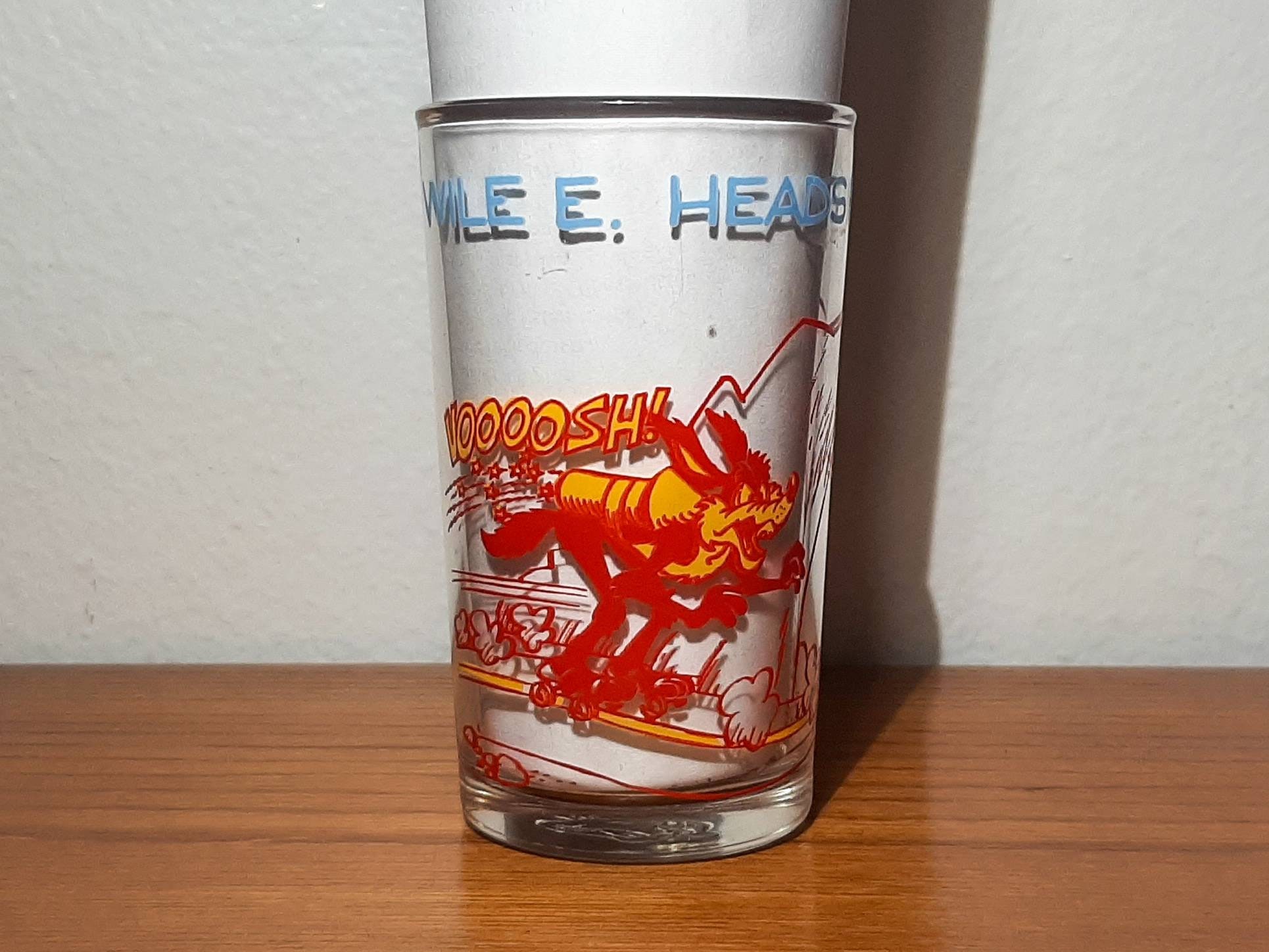 Wile E. Coyote Juice Glass - Collectible Cup - Heads for a Big Finish ...