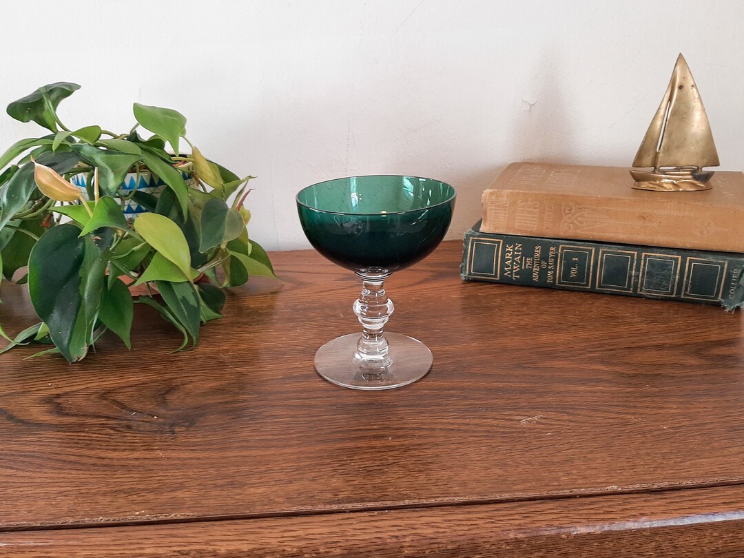 Green Killarney Stemware Glass by Tiffin-franciscan - Etsy
