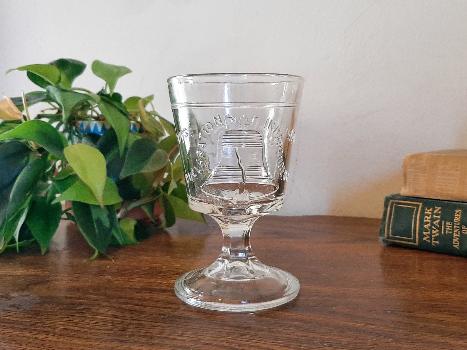 Bicentennial Goblet Style Glass - Declaration of Independence - 200 ...