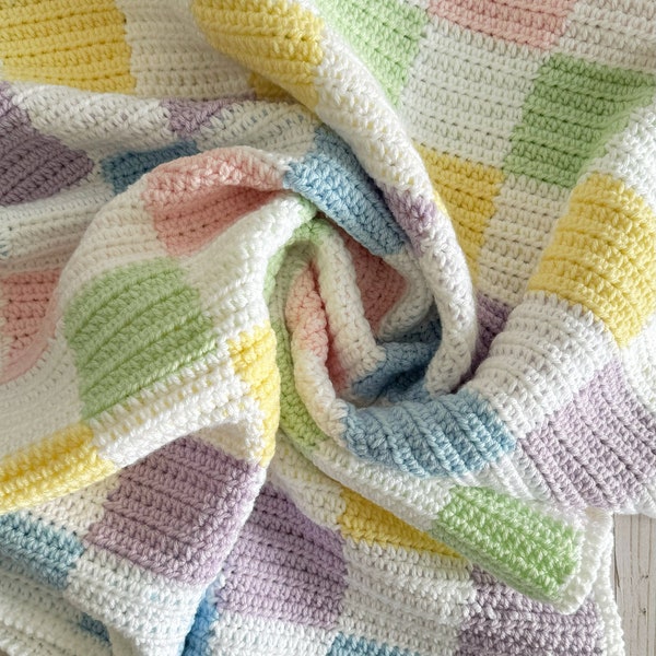 Color Baby Blanket - Etsy