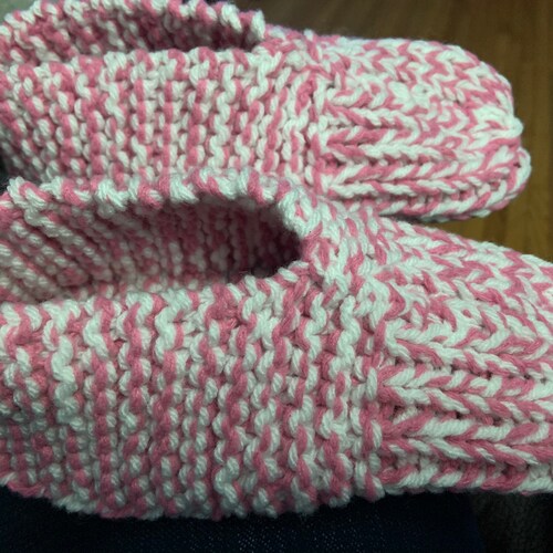 Hand Knit Slippers - Etsy