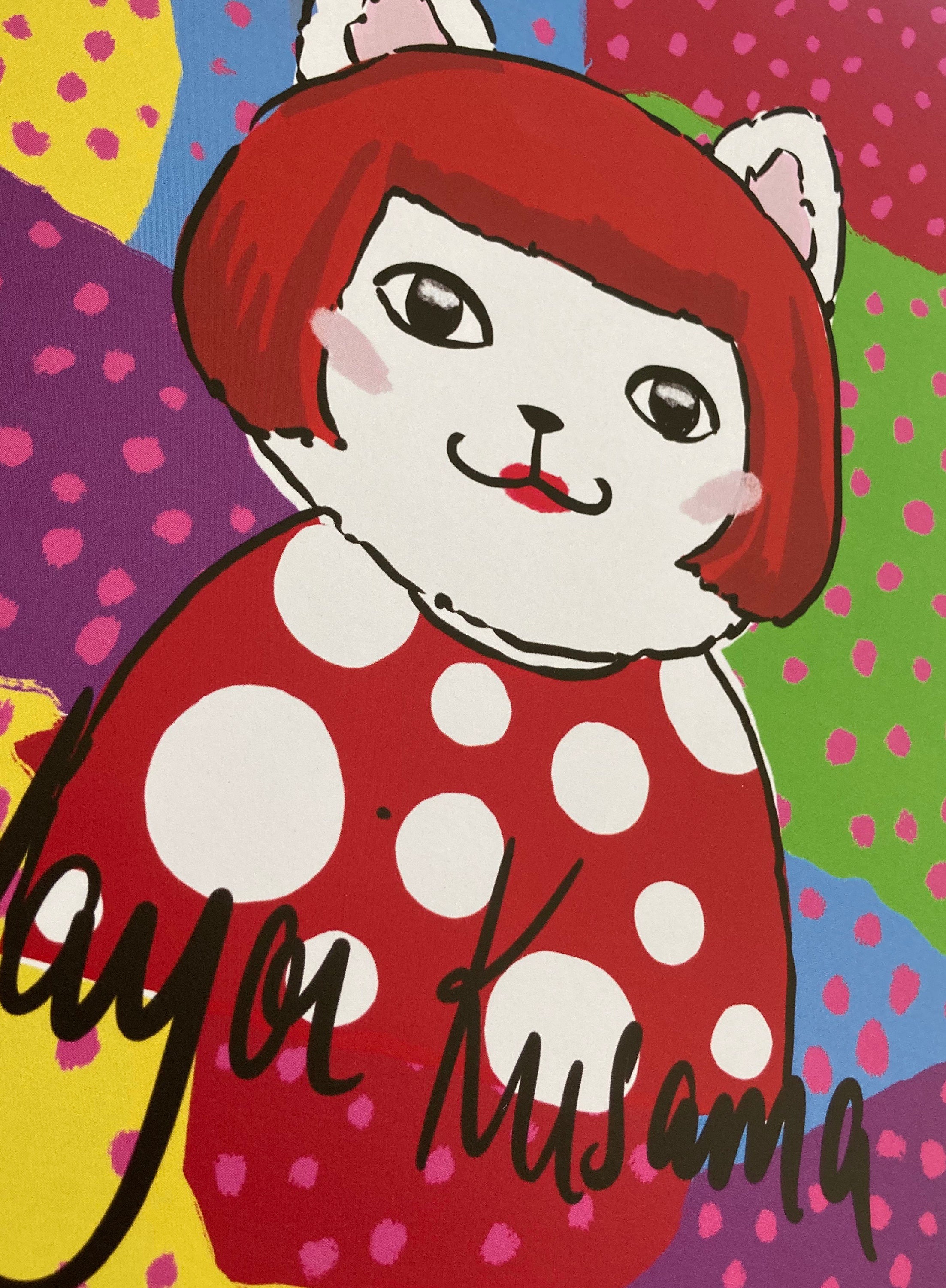 Yayoi Kusama Cat A4 Print Wall Art Cat Illustration Yayoi - Etsy UK