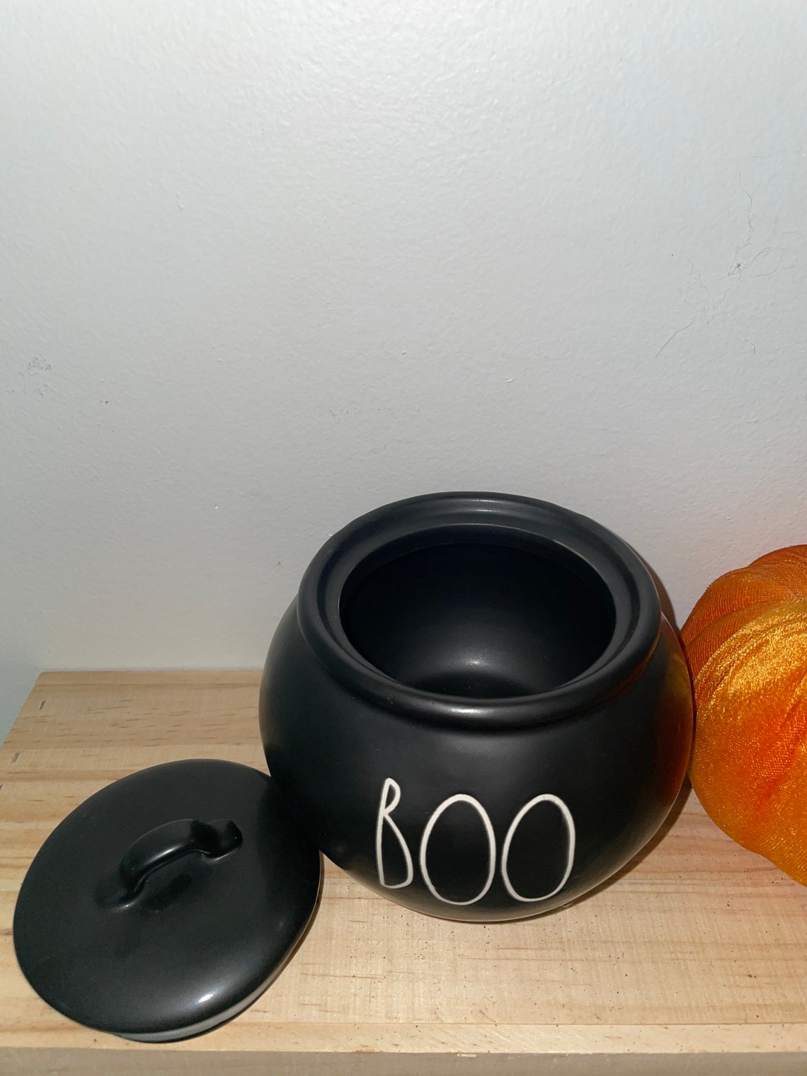 New Rae Dunn Halloween Mini Witch Cauldron BOO Black With - Etsy