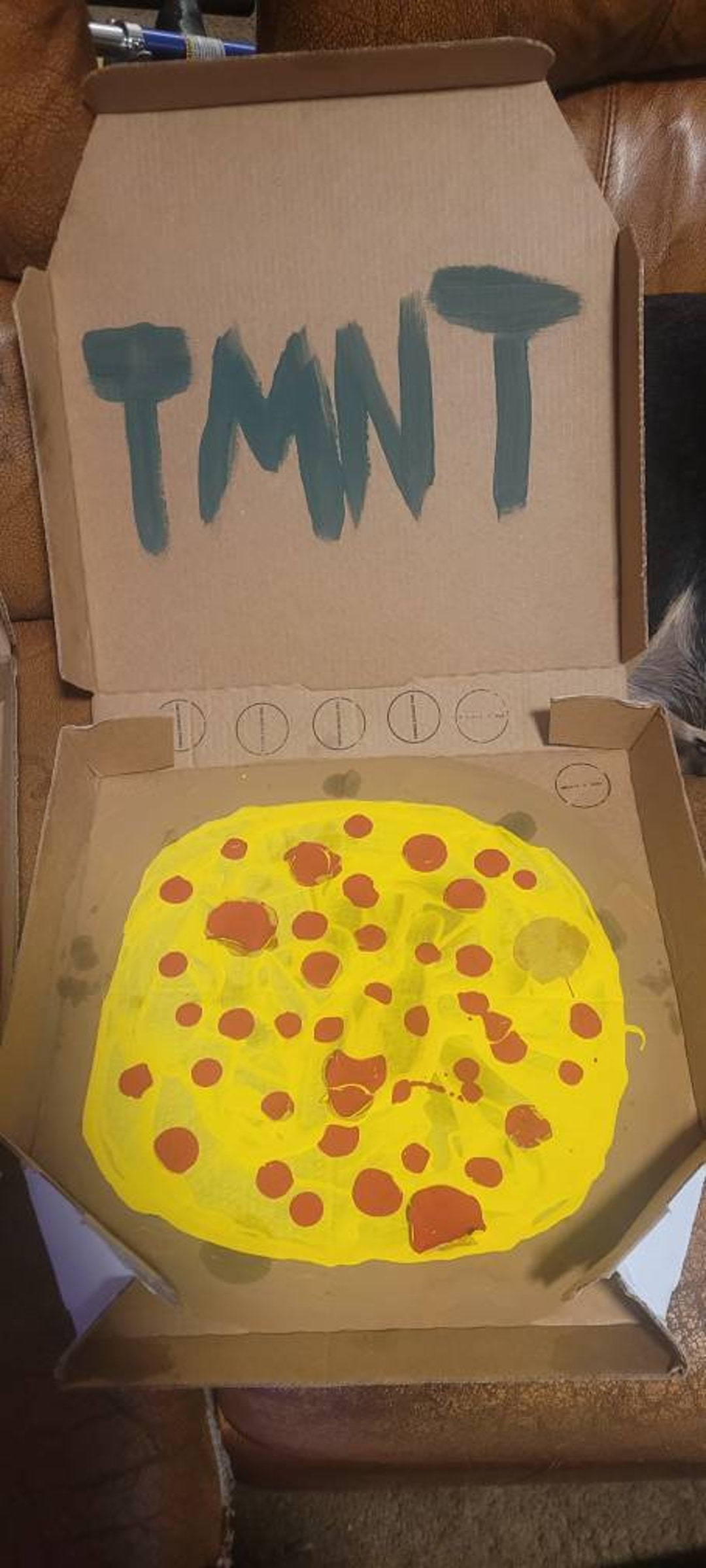 Teenage Mutant Ninja Turtles Fauvism Pizza Box 80s Retro Pizza Box ...