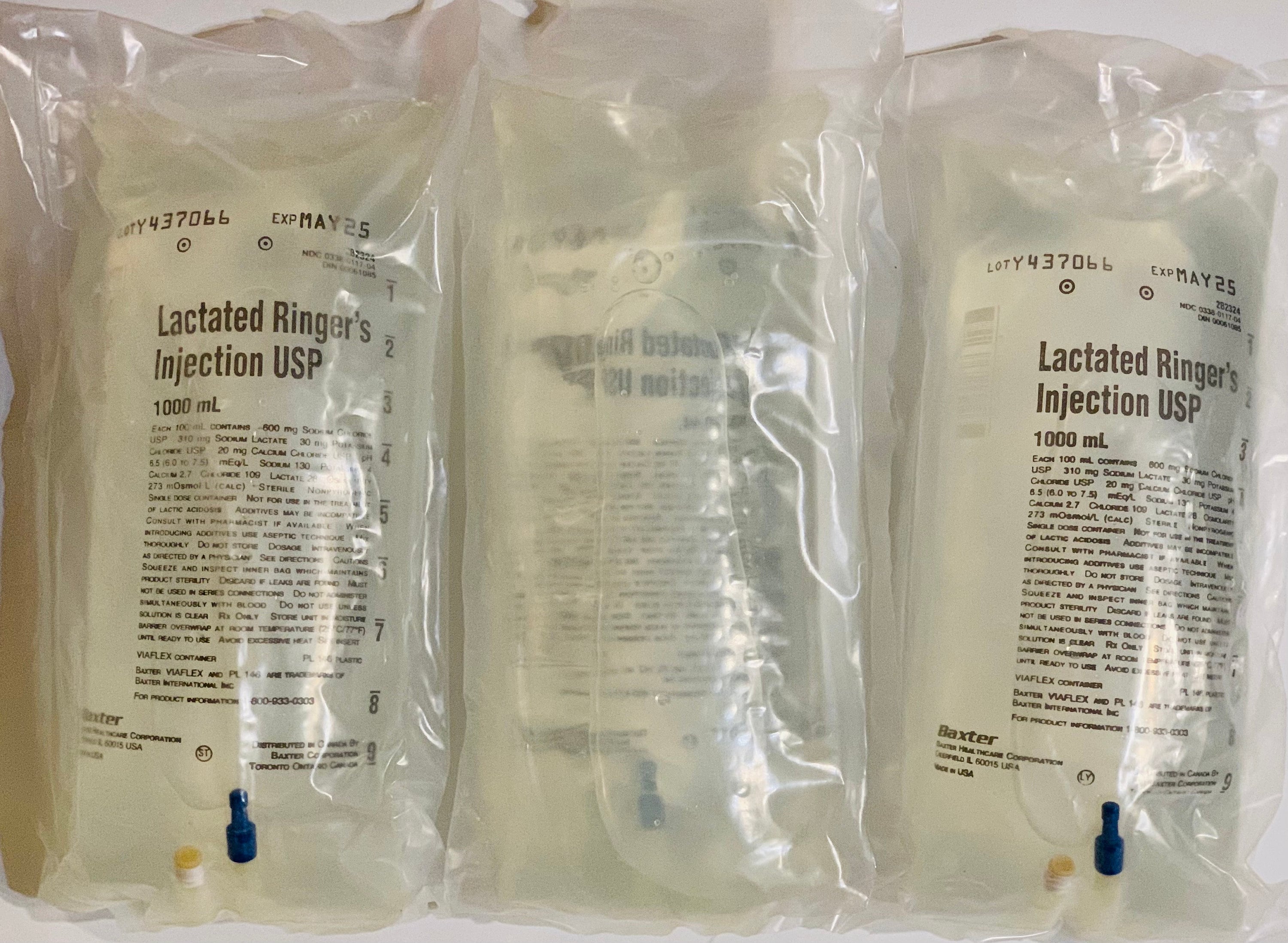 3 X Lactated Ringers 1L BAXTER for Pets 2025/05 - Etsy