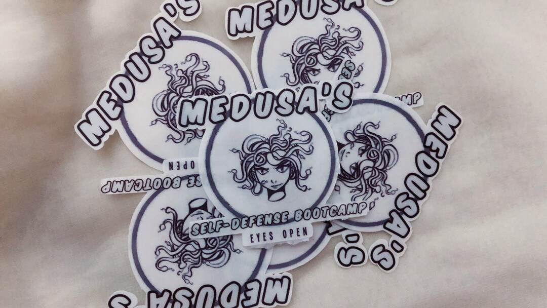 2.25” Medusa Vinyl Sticker, Medusa Stickers, Clear Vinyl Stickers ...