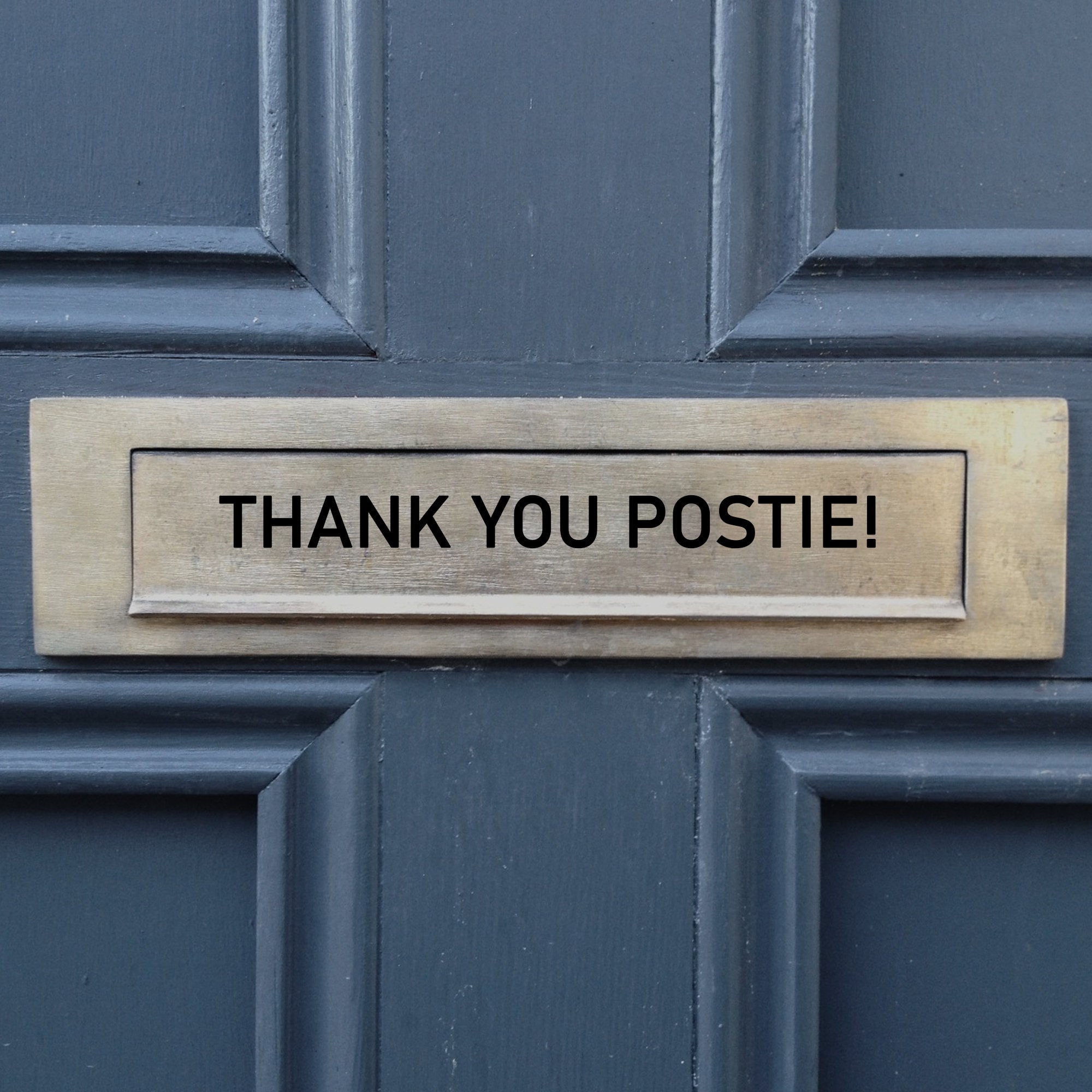 Postman Vinyl Decal Sticker Thank You Postie Key Worker - Etsy