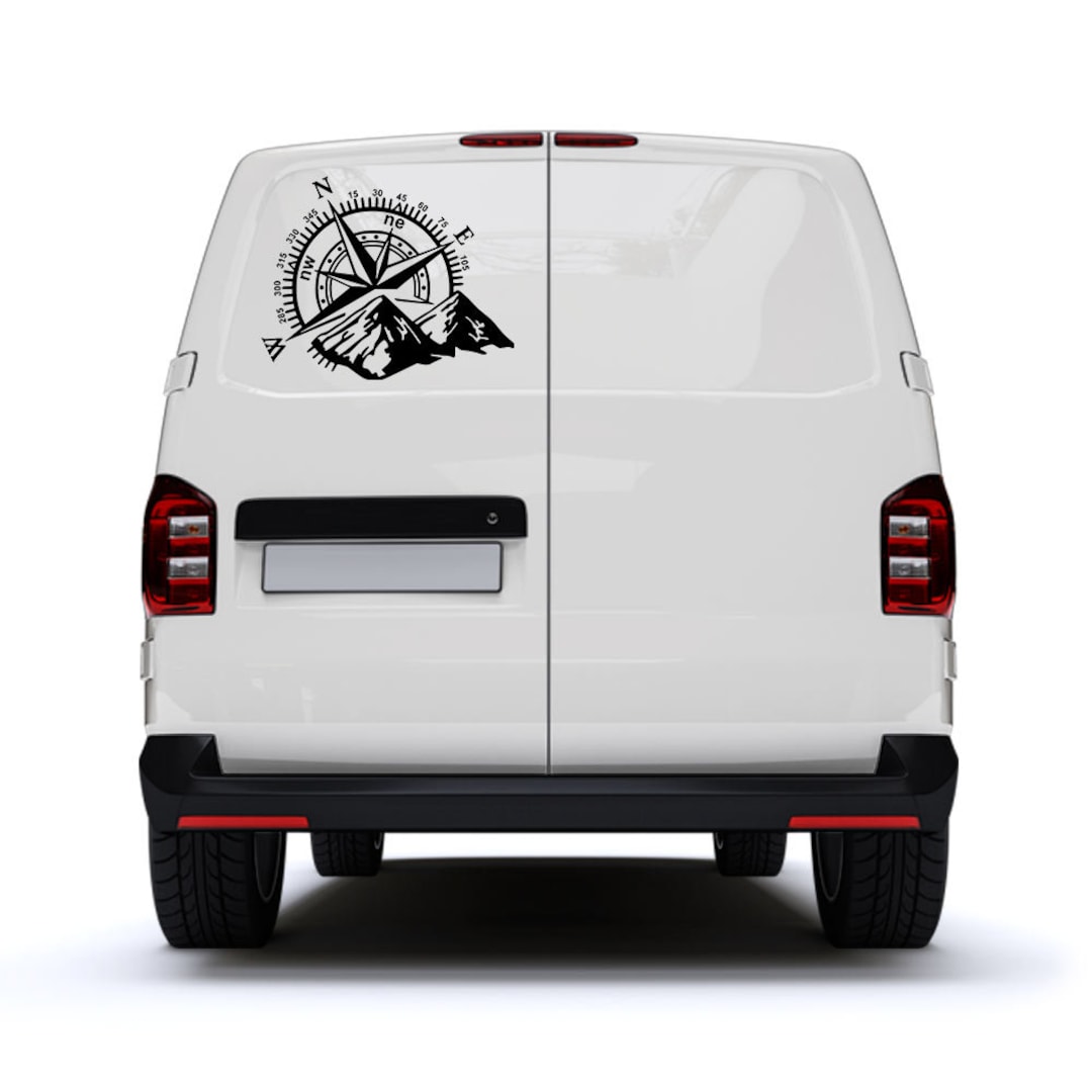 Mountain Compass Van Decals, Camper Decals, Campervan Sticker, Car ...