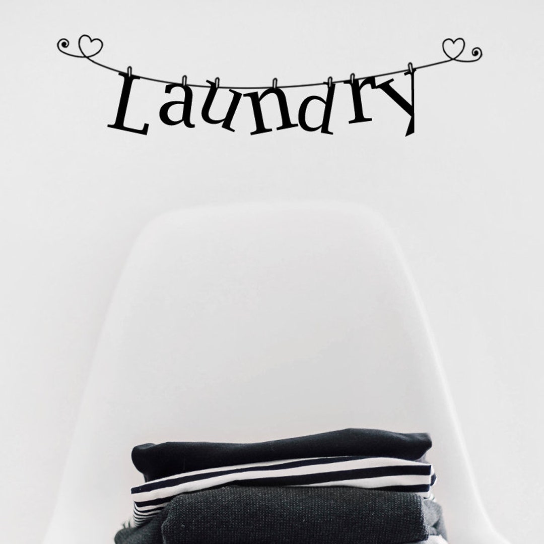 Laundry Room Wall Decals - Laundry Room Decal - Laundry Room Wall Decor ...
