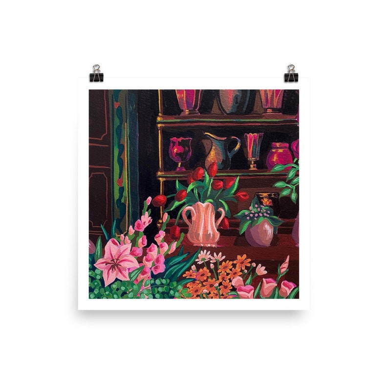 Howl's Moving Castle Flowers Poster Print - Etsy