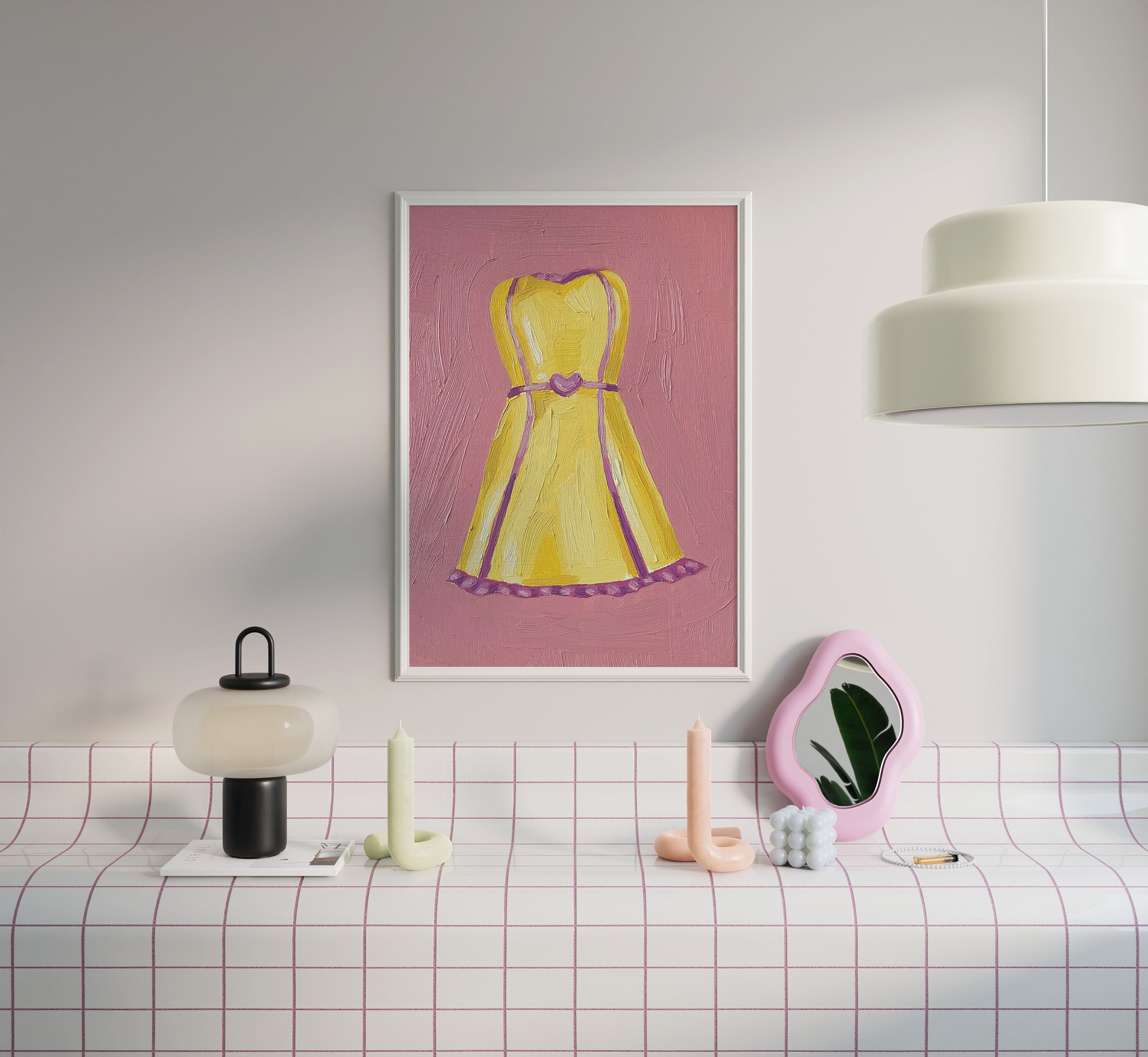 Polly Pocket Painting #12 Poster Print Dorm Room Decor Girl's Bedroom ...