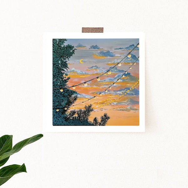 Sunset String Art - Etsy