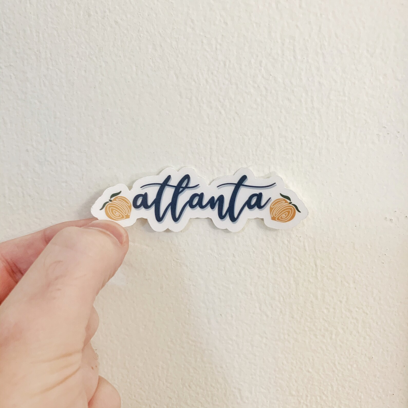 Atlanta Georgia Peaches Matte Vinyl Sticker | Etsy