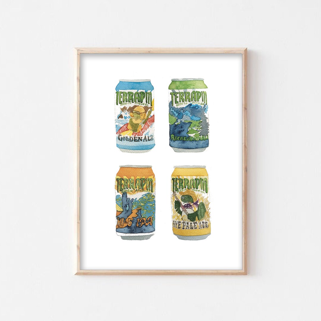 Terrapin Brewing Company Beer Cans Set of 4 Athens Georgia Atlanta ...