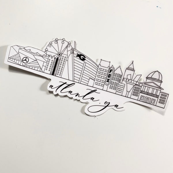 Atlanta Skyline - Etsy