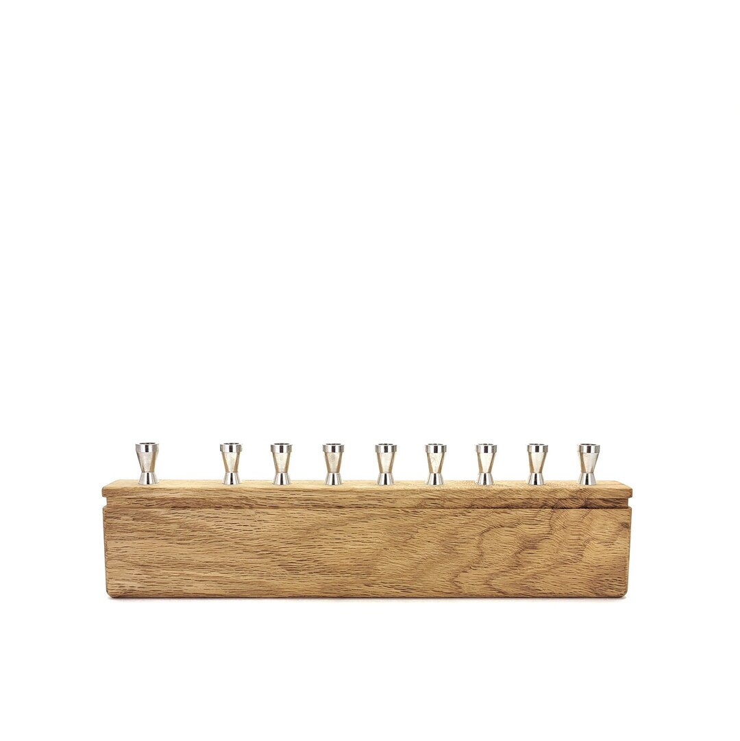 Modern Menorah Mid Century Modern Menorah Minimalist Menorah Oregon ...