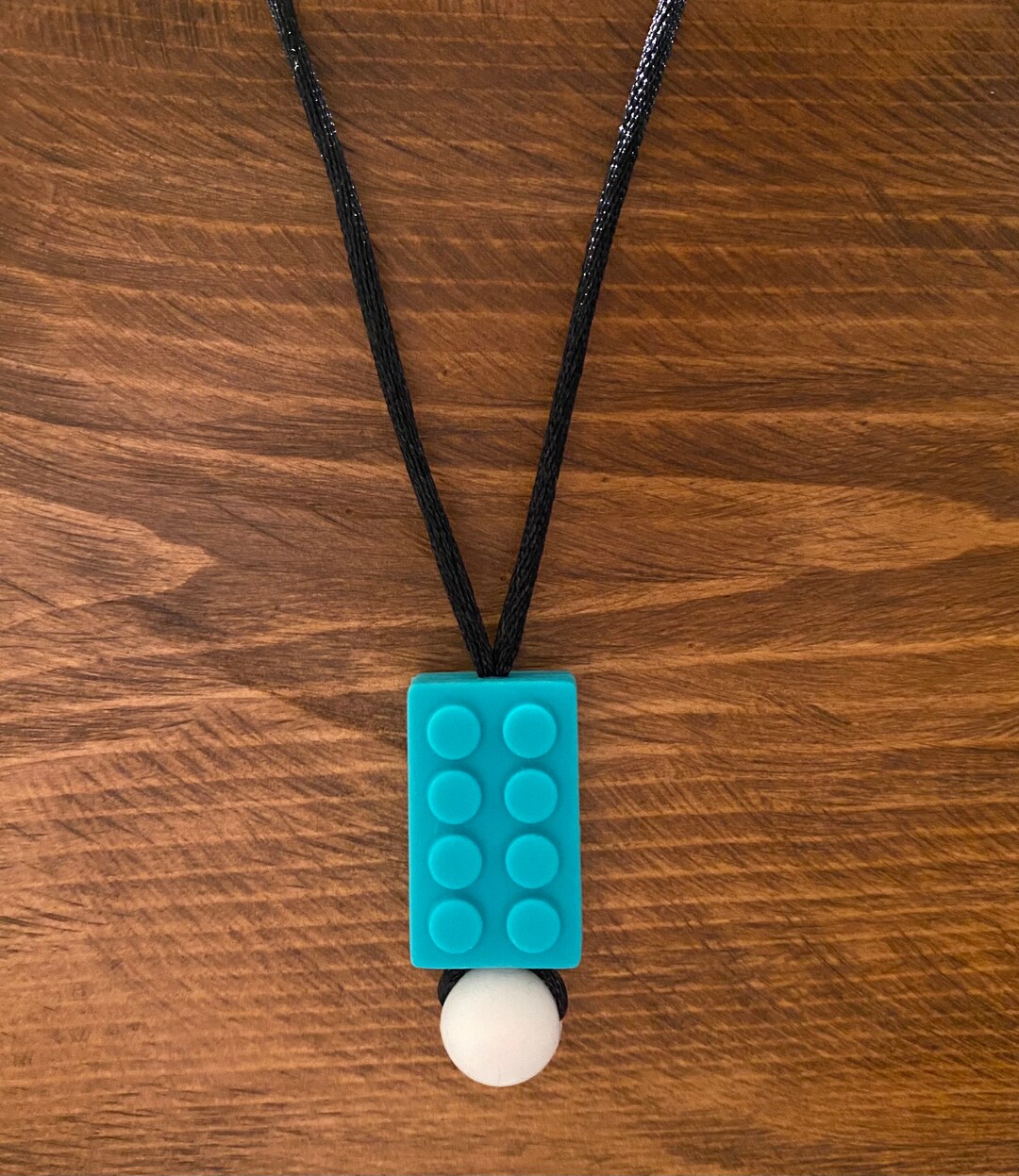Fidget Necklace // Building Block Silicone Necklace // Beaded Necklace ...