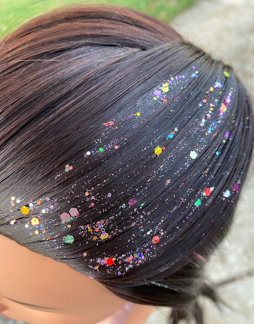 Glitter Hair Gel // Hair Glitter - Etsy
