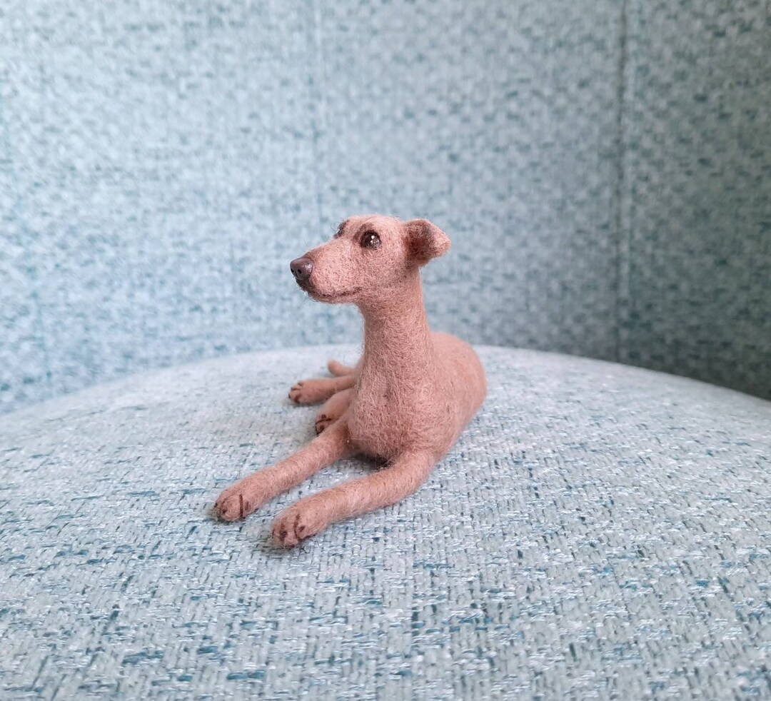 Example. Italian Greyhound Felted Custom Pet Miniature. Dog Sculpture ...