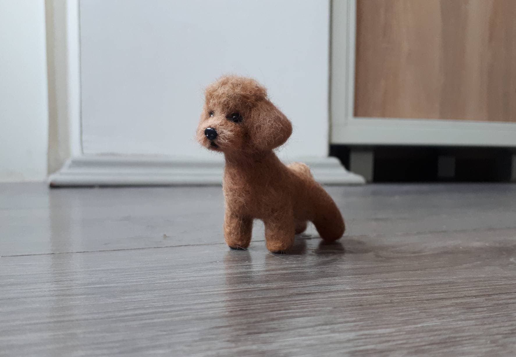 Example. Poodle Needle Felted Puppy. Custom Order. Tiny - Etsy