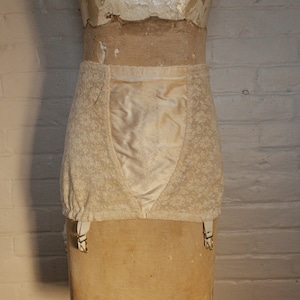 Two Sizes--1940's Lace + Satin Garter Belts - Etsy