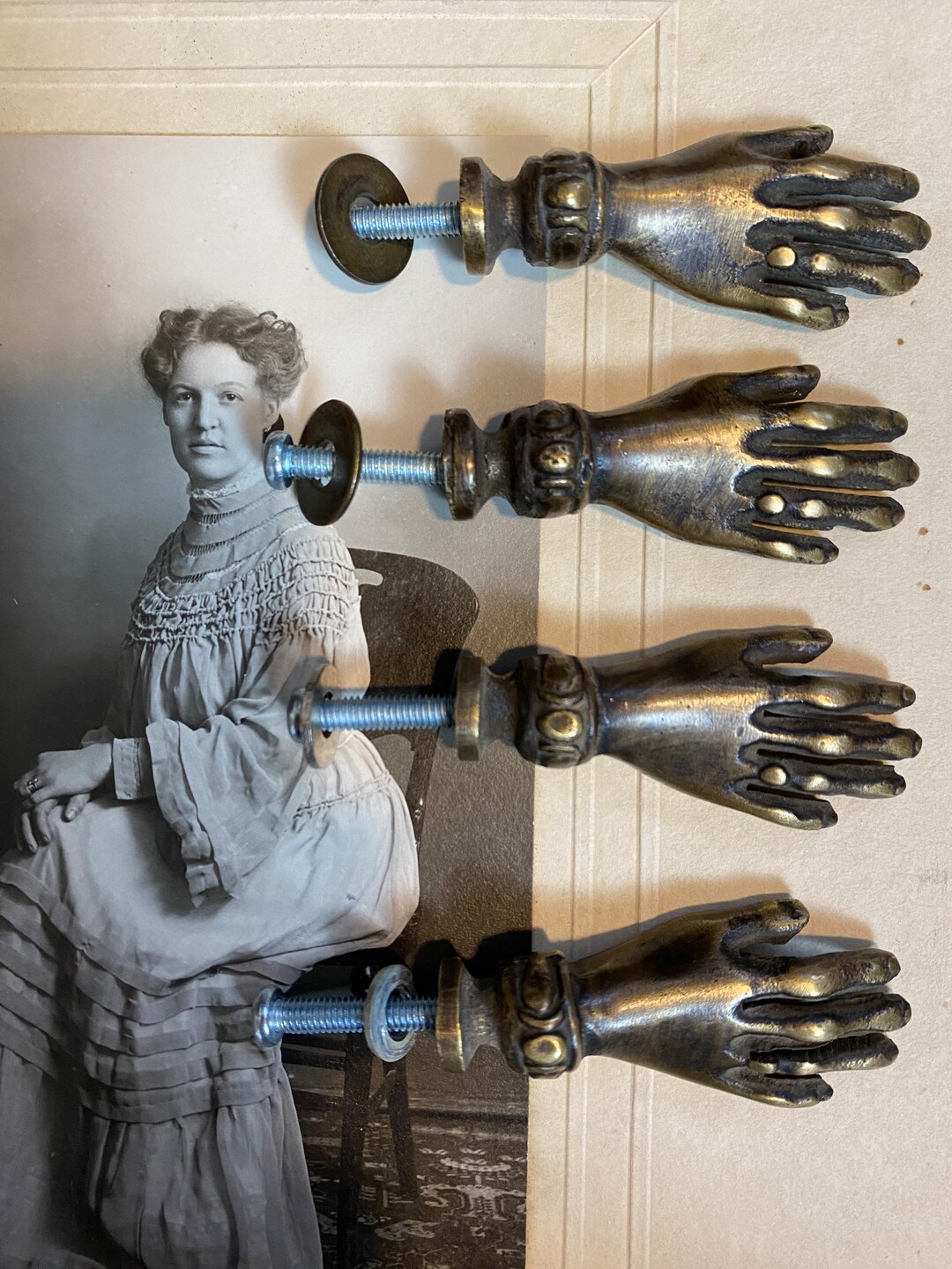 Victorian Hand Inspired Drawer Pull One Individual Pull - Etsy