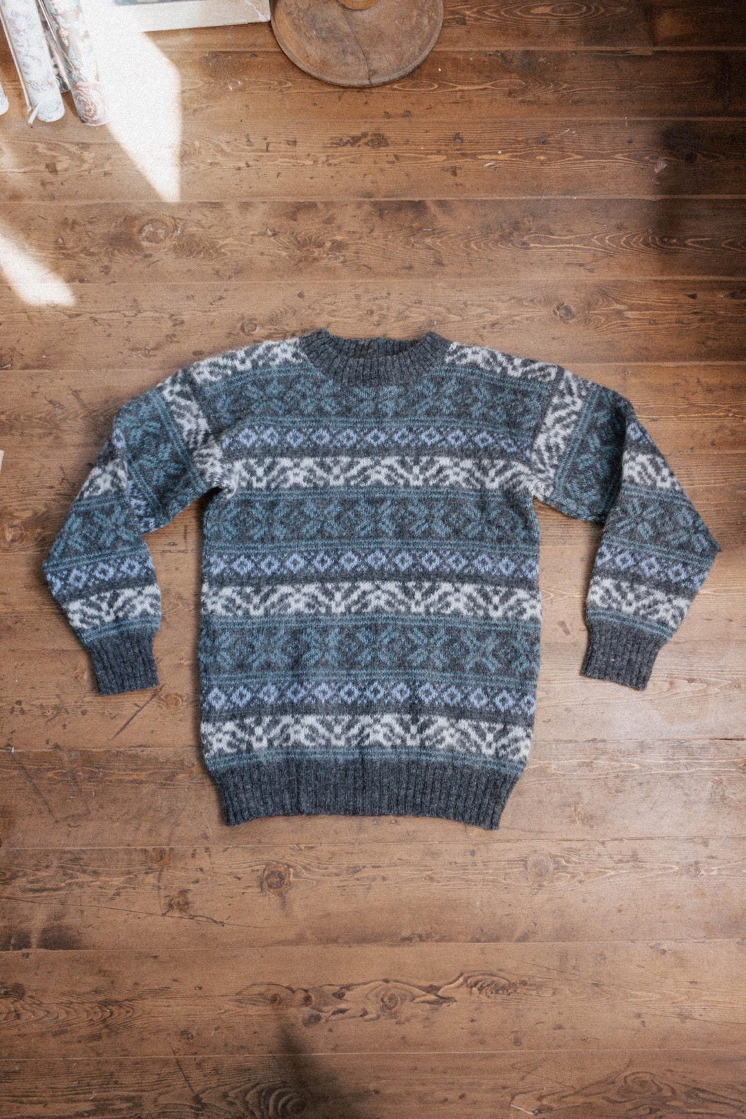 Vintage Icelandic Wool Sweater - Etsy